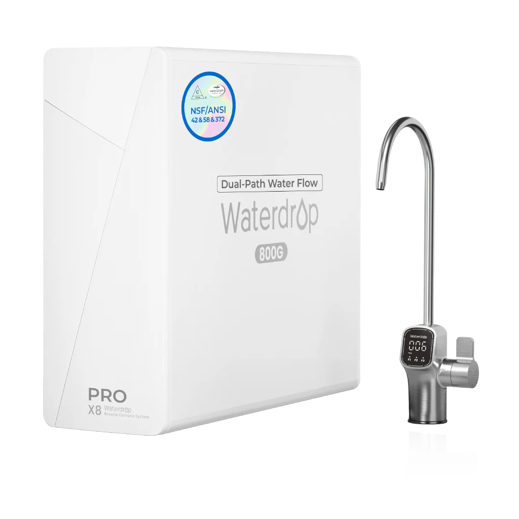 Waterdrop X Series Dual Flow Reverse Osmosis System, X8-PRO - Waterdrop